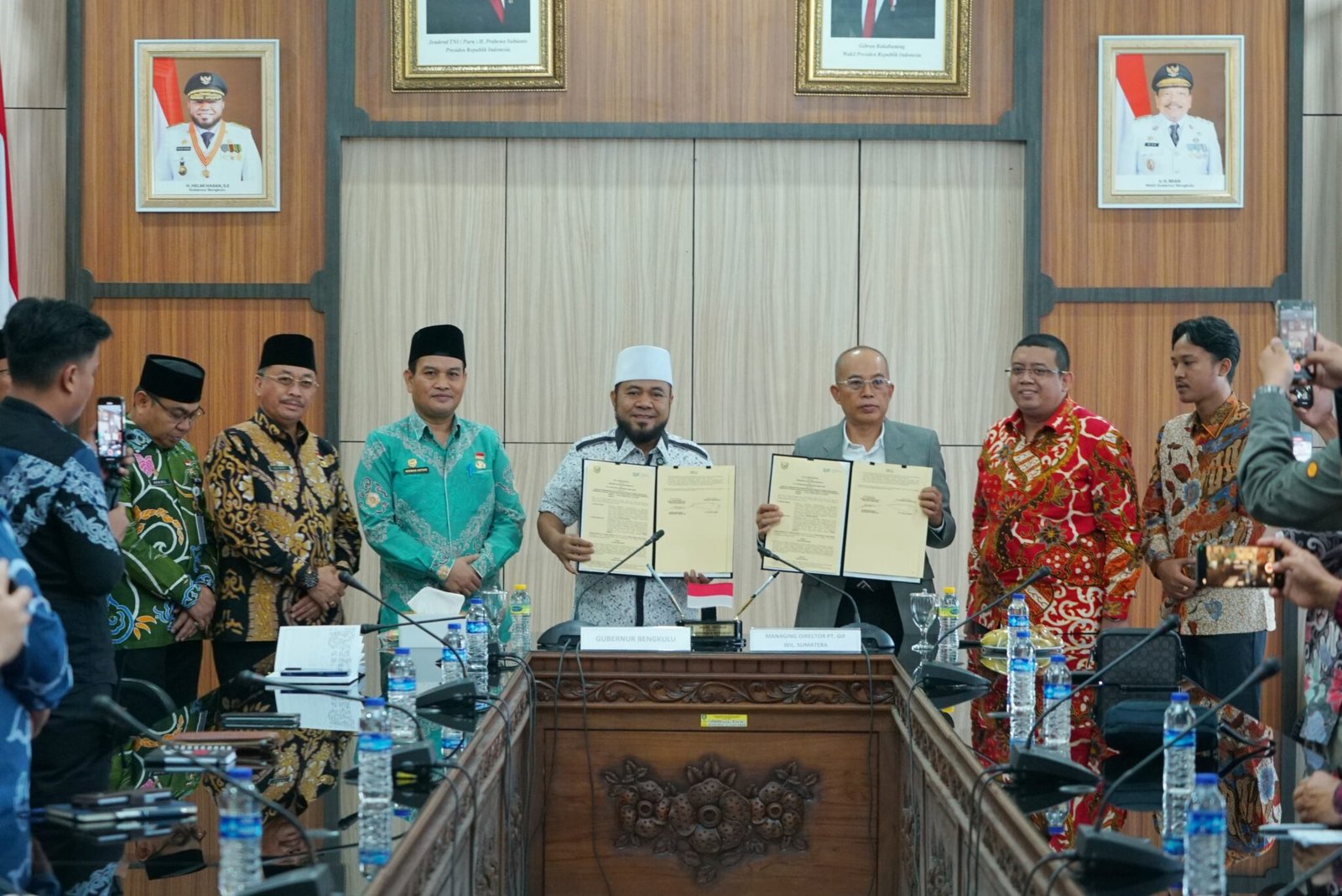PT. GIF Dan Pemprov Bengkulu Teken PKS Bangun Infrastruktur - Garis ...